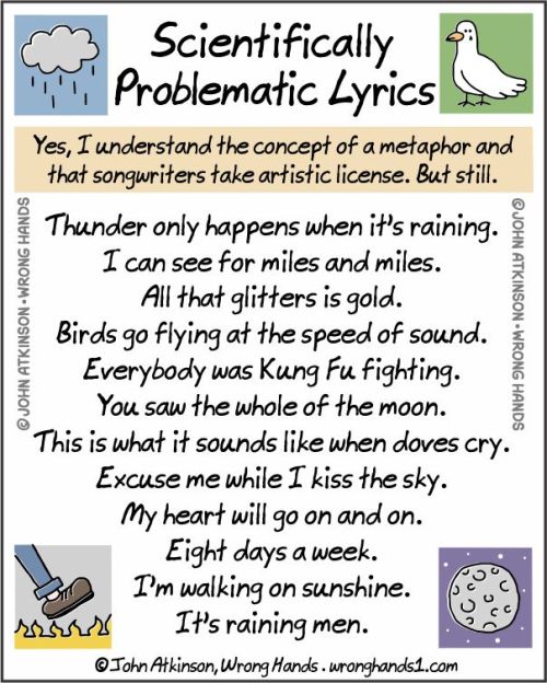 Scientifically Problematic Lyrics | Wrong Hands